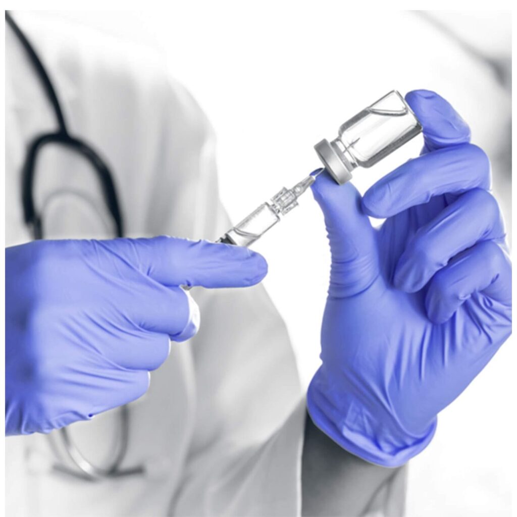 Unigloves Zero Blue Disposable Nitrile Gloves - Anti-Static - Medical ...